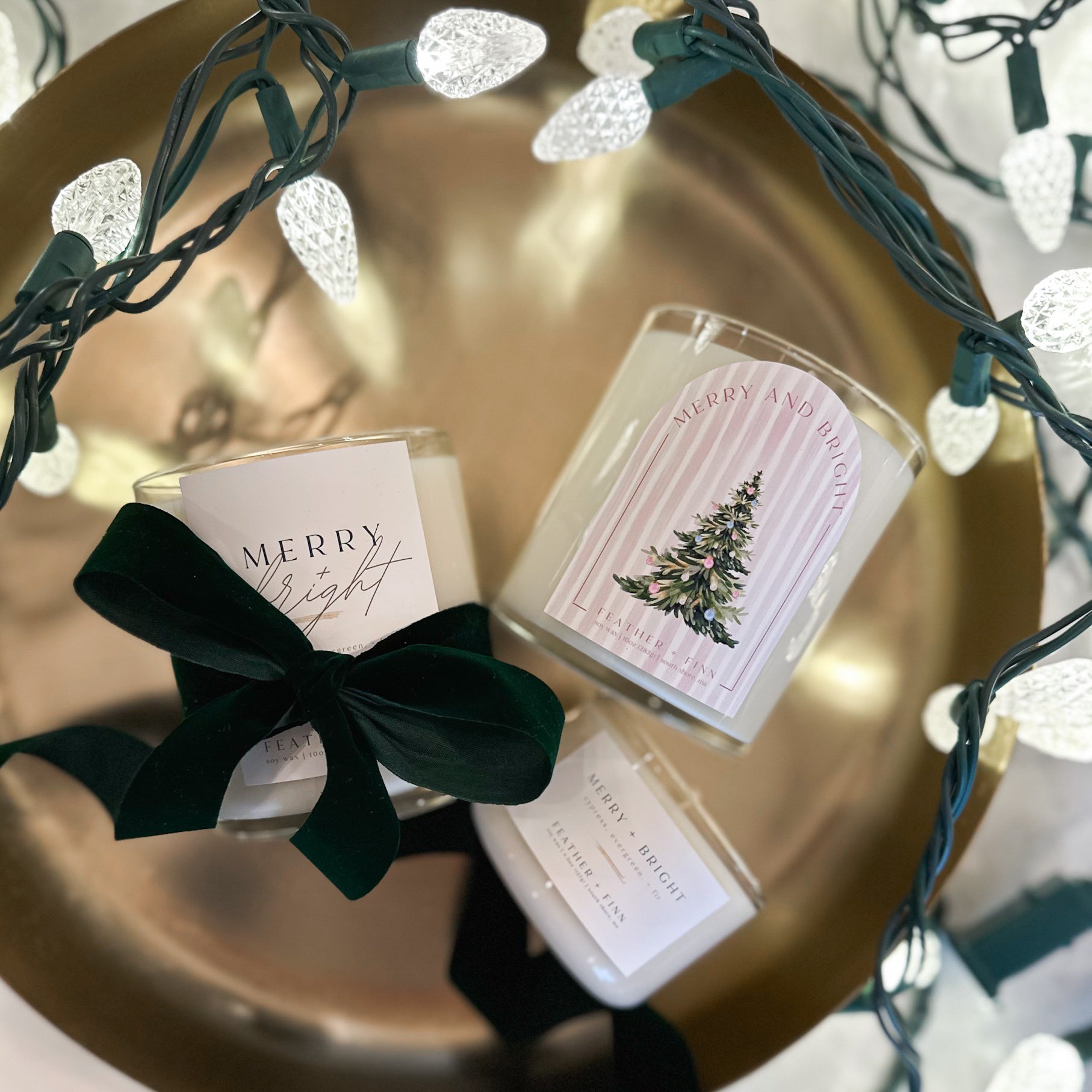Feather + Finn Holiday Collection | Nostalgic, Hand-Poured Seasonal Candles